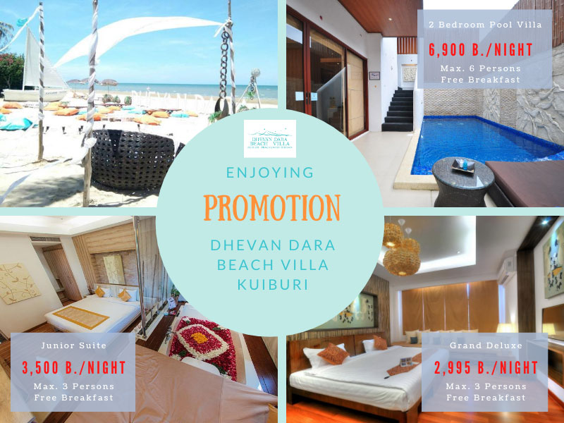 Kuiburi Resort - Dhevan Dara Beach Villa, near Praburi ...